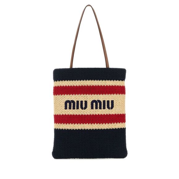 Miu Miu | Bags | Miu Miu Multicolor Crochet Shopping Bag | Poshmark